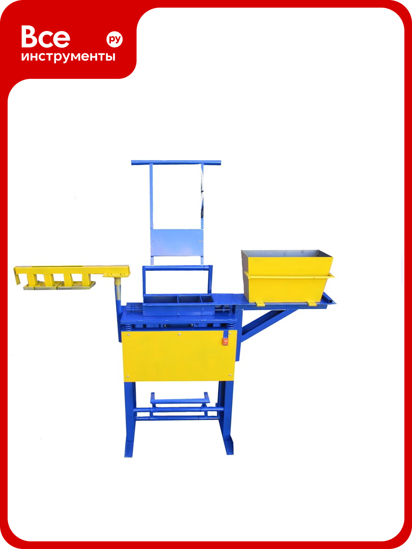 Станок для производства брусчатки Станмастер Плиточник 2, 220 В, Тип устройства - стационарный, механизированный