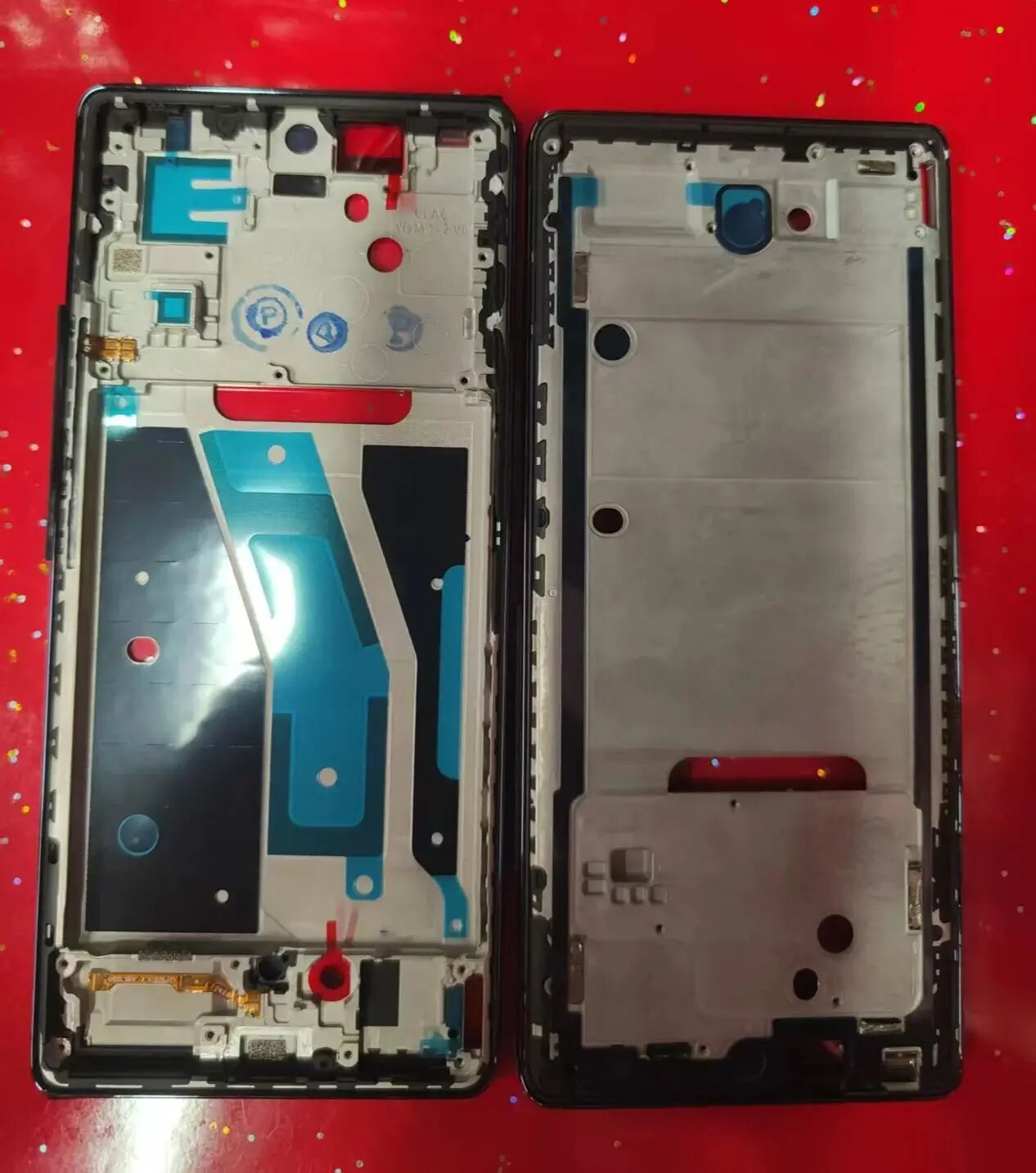 Рамка для Tecno Camon 30S Pro CLA6 ЖК-рамка Передняя средняя крышка корпуса CLA6 Black Frame