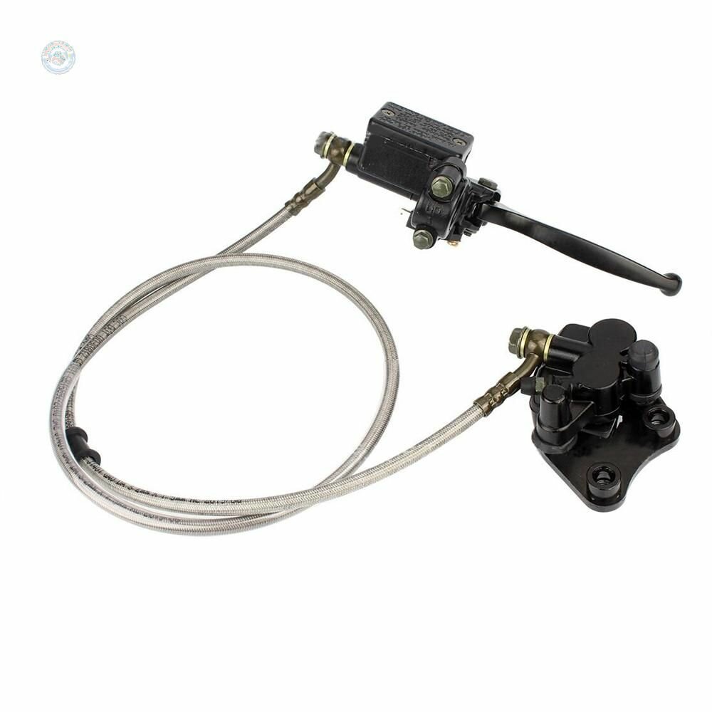 Передний дисковый тормоз для питбайка 110Cc 125Cc 140Cc полный гидравлический комплект с суппортом, главным цилиндром и колодками