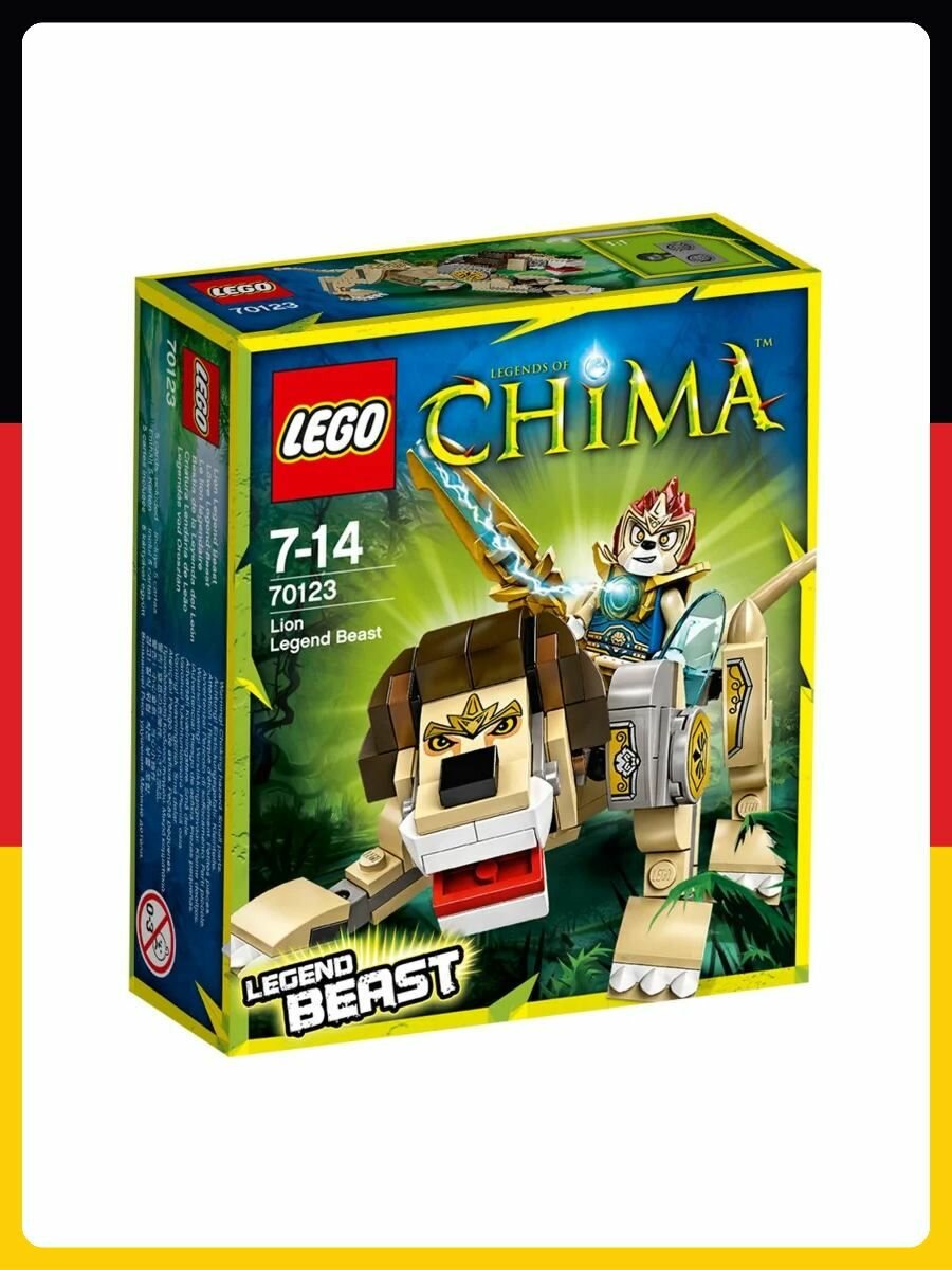 Конструктор LEGO 70123 Legends of Chima Легендарный лев-зверь