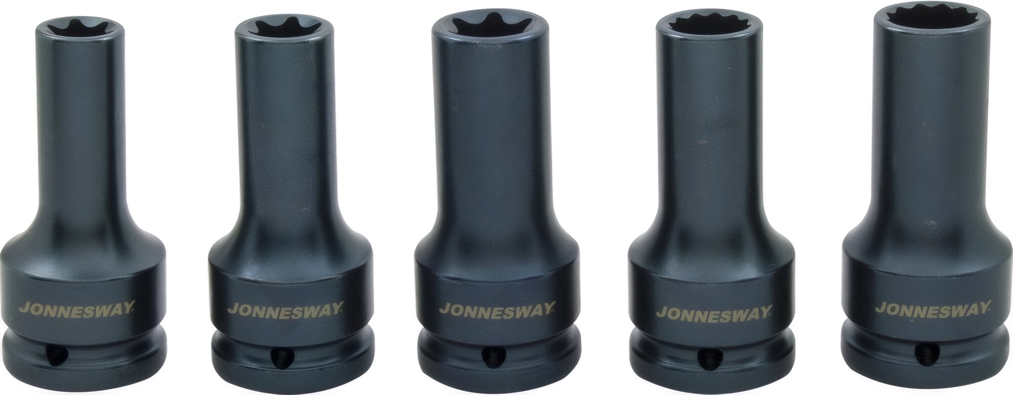 Набор торцевых головок 3/4"DR E18 / E20 / E24 / 17 мм/19 мм 12-гр. Для болтов ГБЦ MAN Jonnesway AN040264
