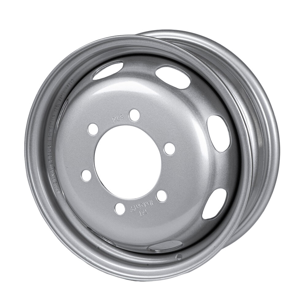 Диск штампованный R16 5.5J 6x170/130.1 ET105 GANZ Silver GRN16002 Газель усилен.(1250кг)
