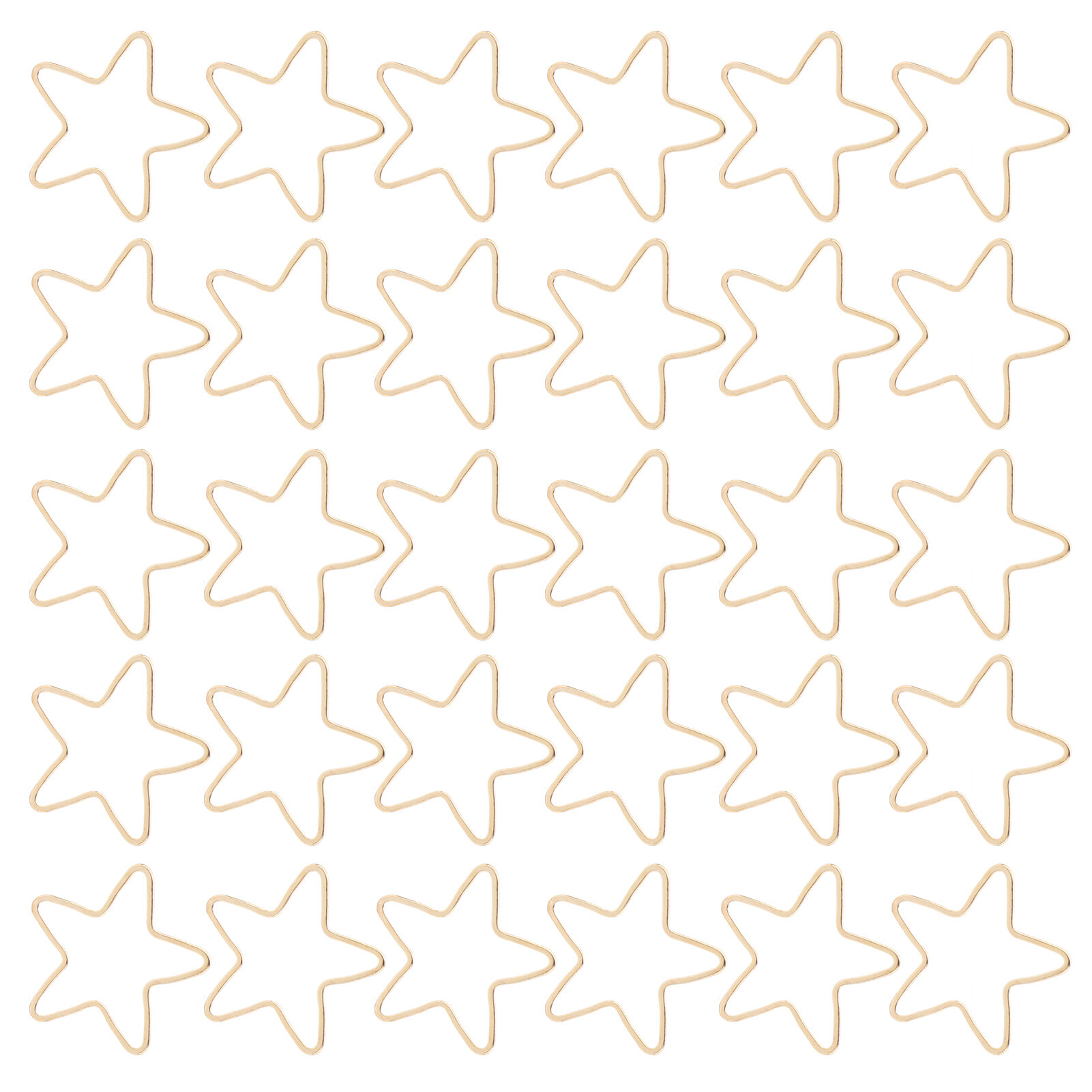 30 шт, подвески в полой рамке, медные ремесла, ювелирные аксессуары, серьги, ожерелья, принадлежности для изготовления золотых звезд