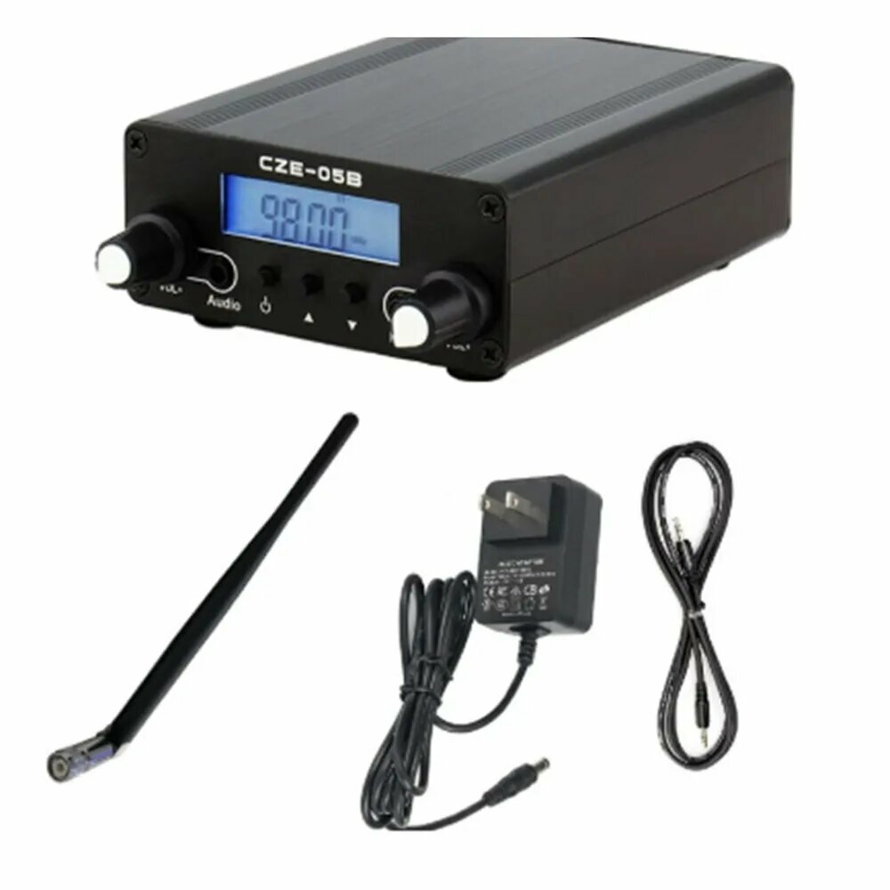 PLL стерео FM передатчик радиовещательная станция CZE-05B 100/500MW