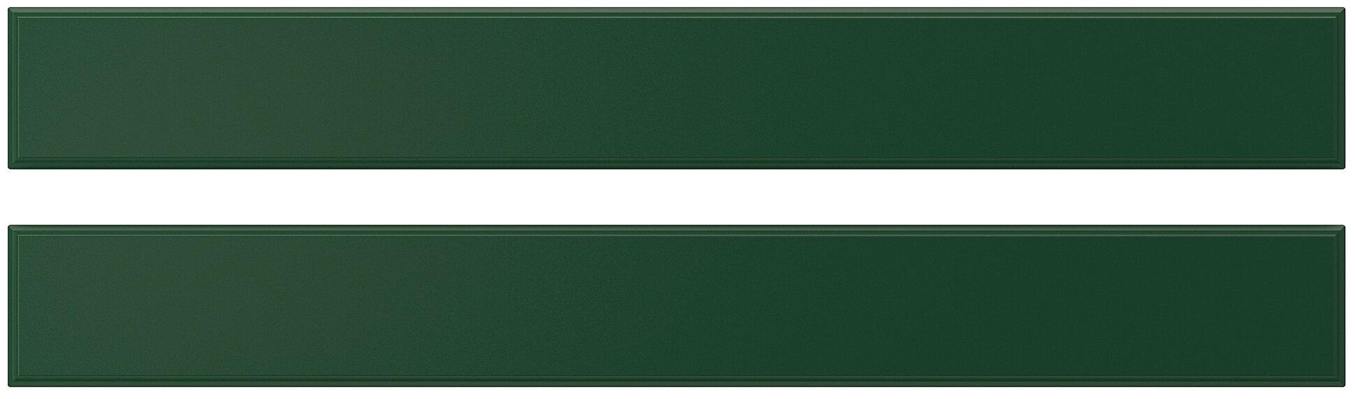 Фасад икеа будбин 80x10 см для ящика, 2 шт, 2 шт, темно-зеленый