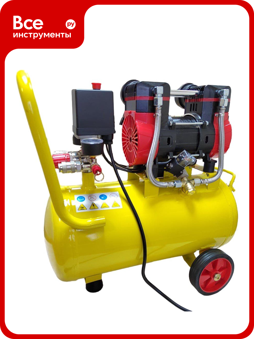 Компрессор ТД Техник техник СБ-24/280 24л 1,4кВт 280л/мин 220В бесшумный 8атм 94 для подключения пневматических