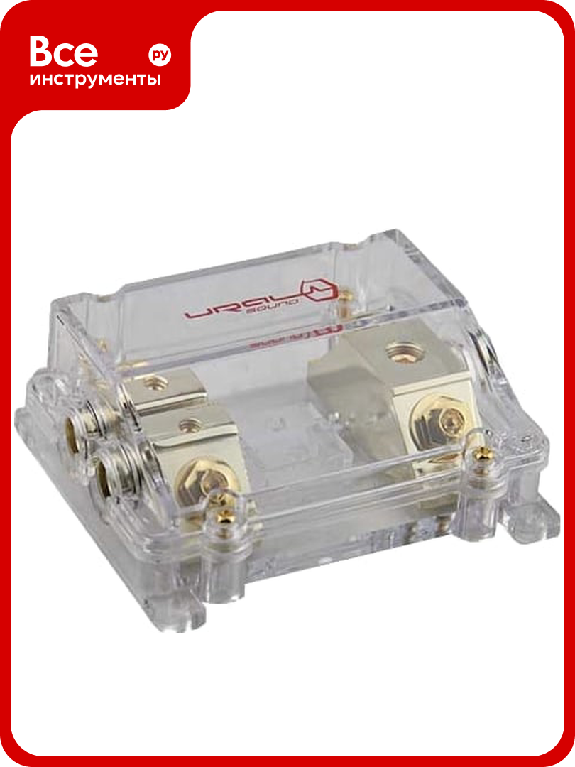 Распределитель питания Ural sound URAL PB-DB04ANL, с возможностью установки предохранителей типа