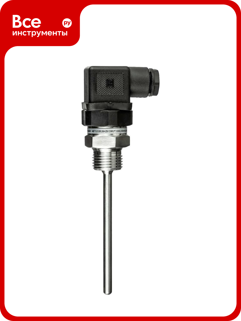 Термопреобразователь сопротивления Ридан MBT 5250R, Pt1000, диапазон измерения -50.+200С, длина погружной части