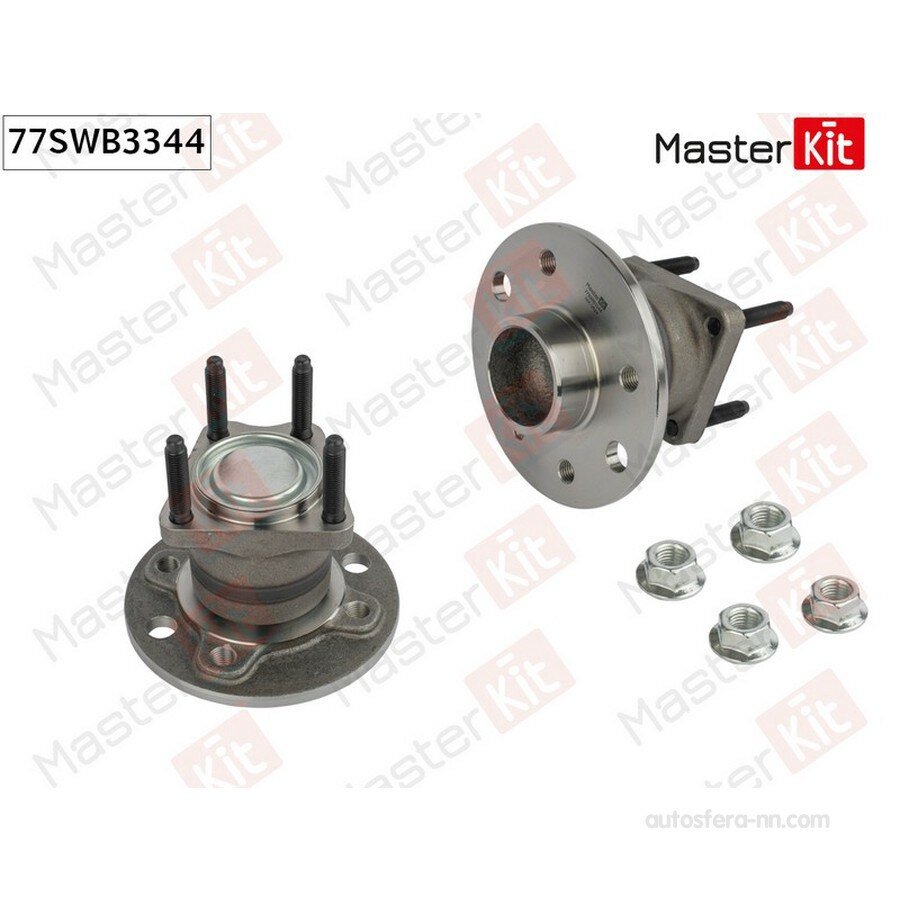 MASTERKIT 77SWB3344 Ступица в сборе с подшипником зад.\ Daewoo LANOS (KLAT)/Opel ASTRA G (T98) 1997 -