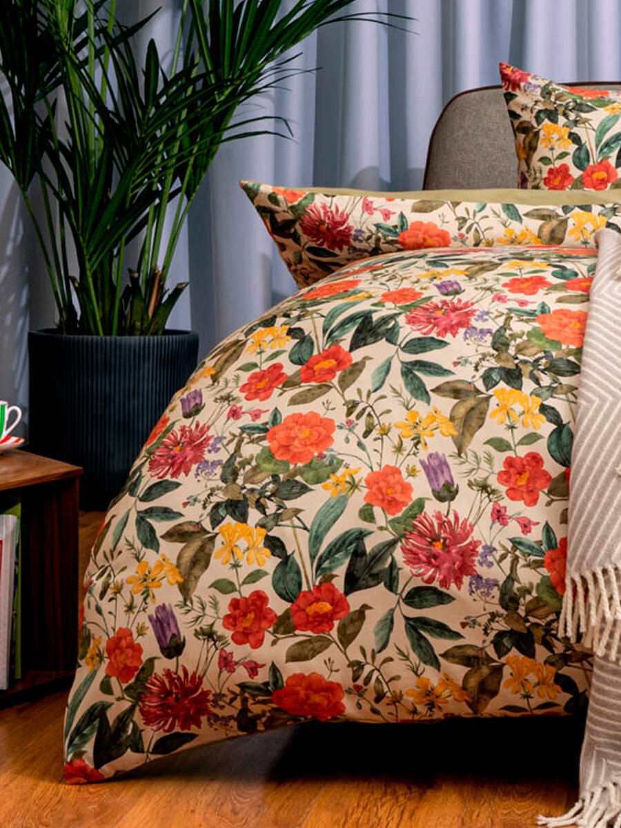 Комплект постельного белья Lameirinho "Viola", 2 спальный, хлопок 100%, 2 пододеяльника