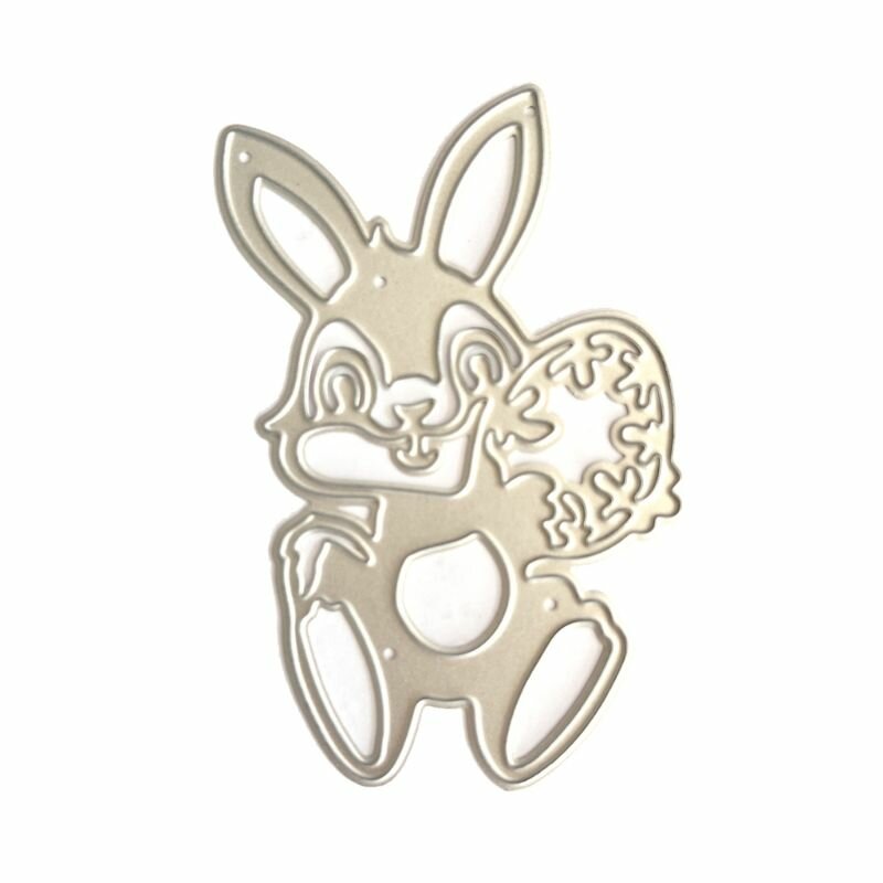 Металлические трафареты для скрапбукинга с кроликом и яйцом