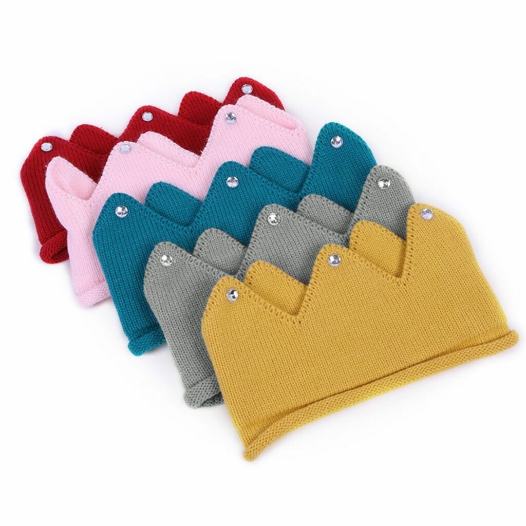 Вязаная шапка-корона, Шляпки-капоты, Детская вечеринка, милые фото для маленьких мальчиков и девочек