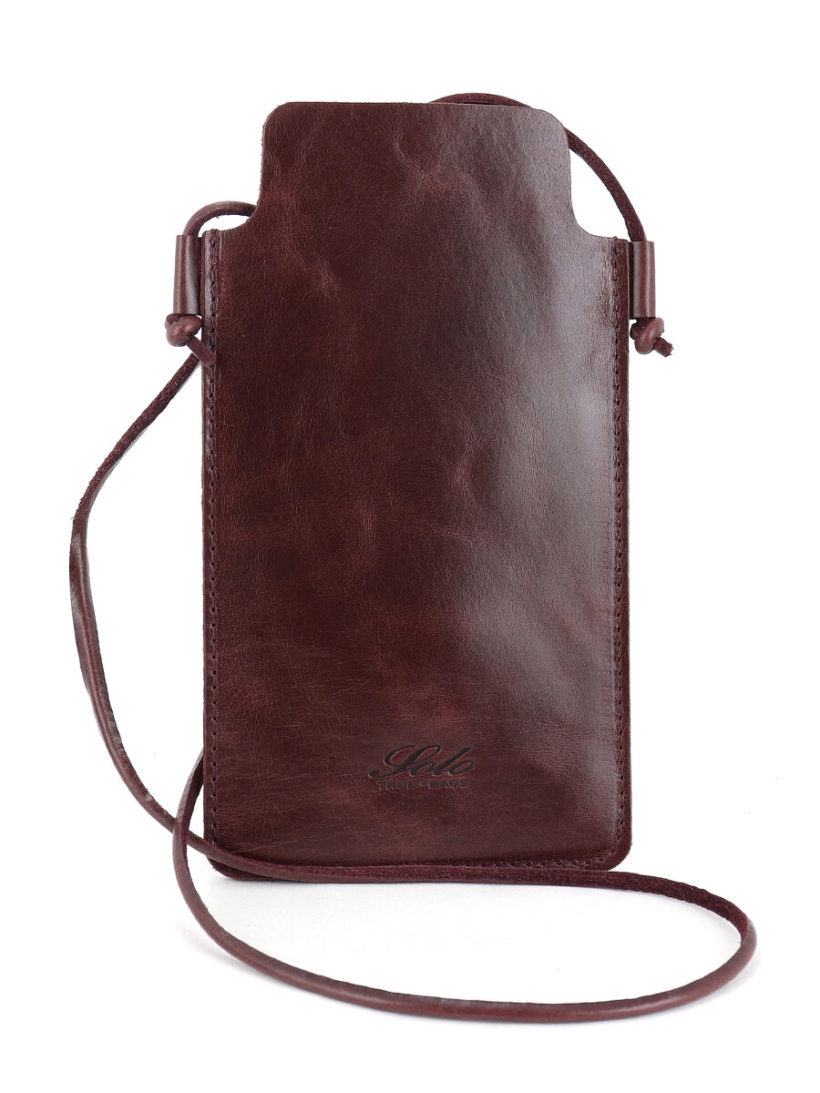 Сумка для телефона натуральная кожа, Solo