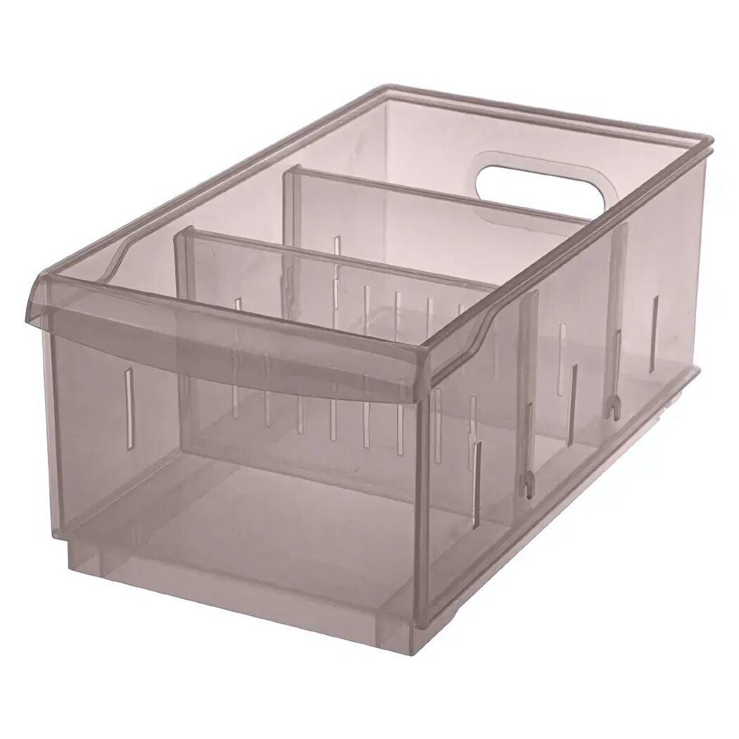 Контейнер универсальный «Optima» 5л, пластиковый, герметичный, 165x305x129 мм, коричневый