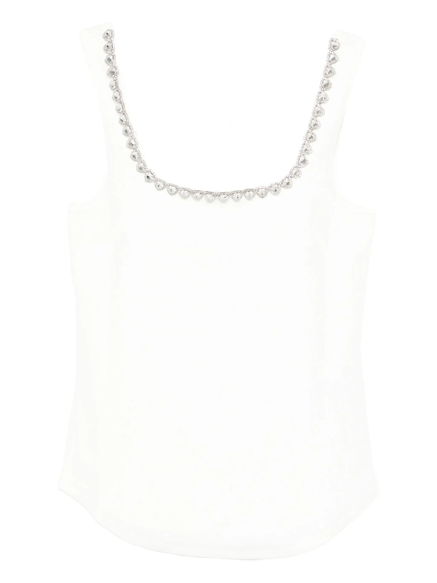 Топ Embellished neckline top
