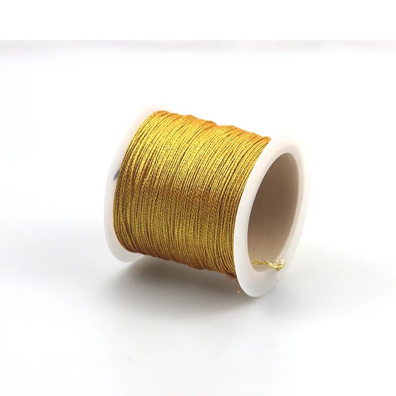 Металлическая плетеная нить для бижутерии Color auspicious 0.2MM(3S), CX-001