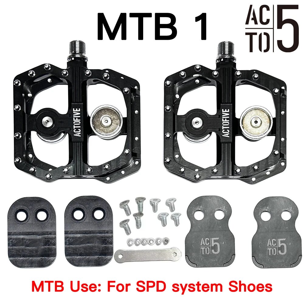 ACTOFIVE ROAD 2 Магнитная педаль Черный, MTB 1 Black