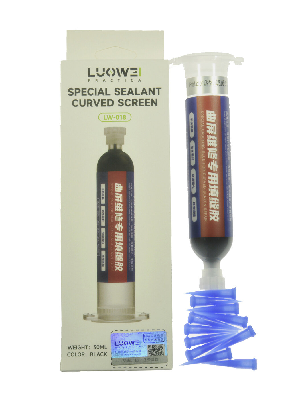 Клей для рамок, модулей, крышек MaYuan полиуретановый высоко адгезивный 30мл черный