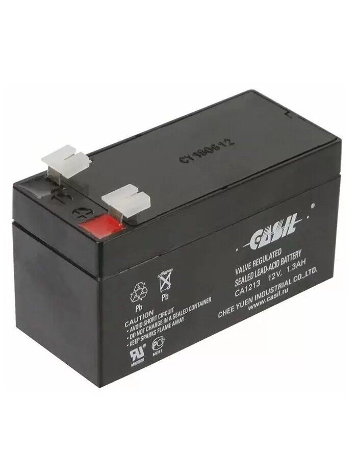 Аккумуляторная батарея 12В 1,3 ампер*час для блоков Gidrolock Premium