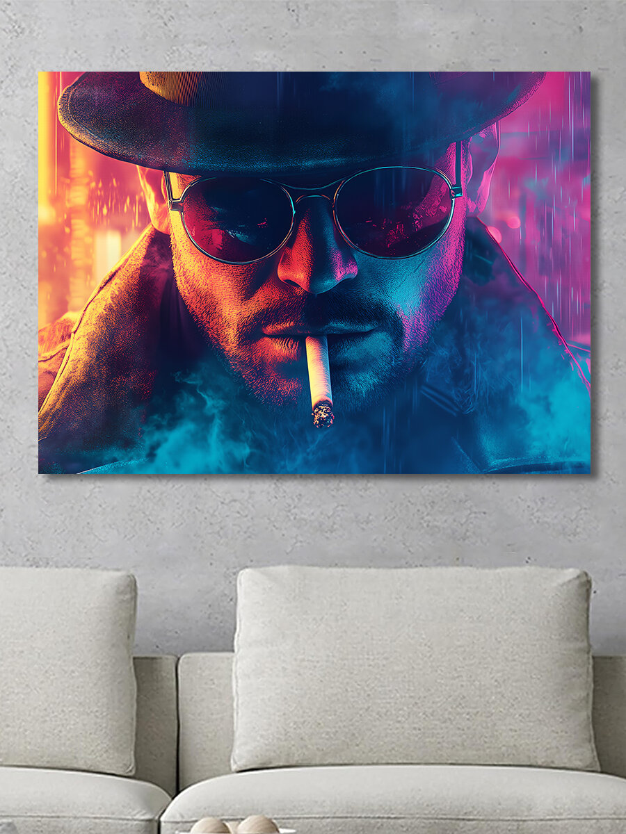 Картина интерьерная - "Гангстеры, мафия", 60х80 см.