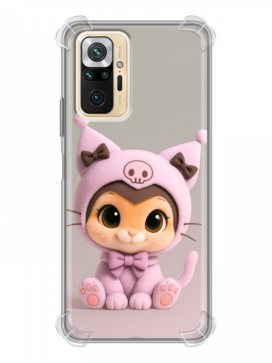 Чехол для Xiaomi RedMi Note 10 Pro с принтом для девочек (Сяоми Редми Ноут 10 Про)