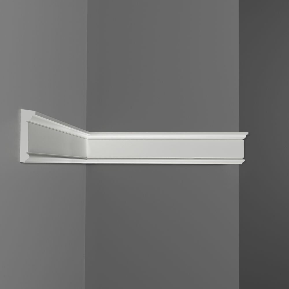 Молдинг Гладкий Decomaster D228-115ДМ В60хШ17хД2000 мм / Декомастер.