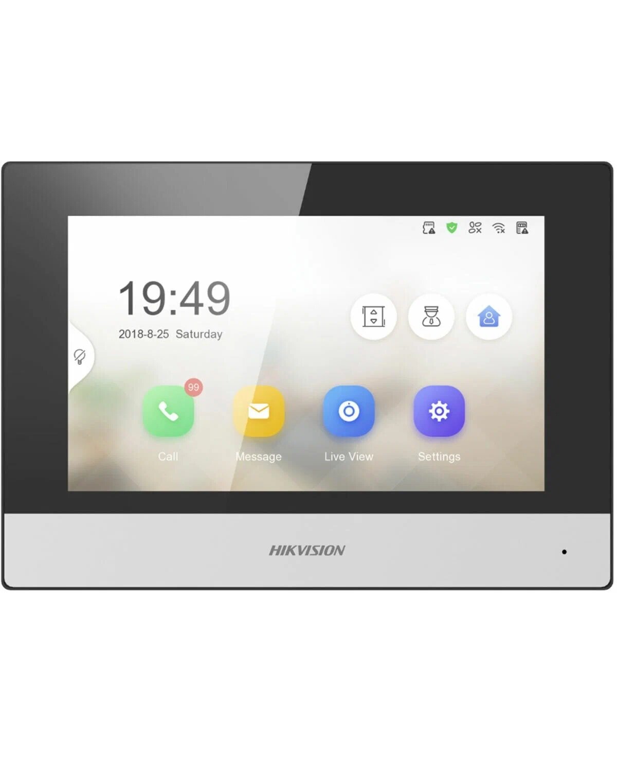 Видеодомофон Hikvision DS-KH6320-TE1, цветной сенсорный экран, питание DC12В