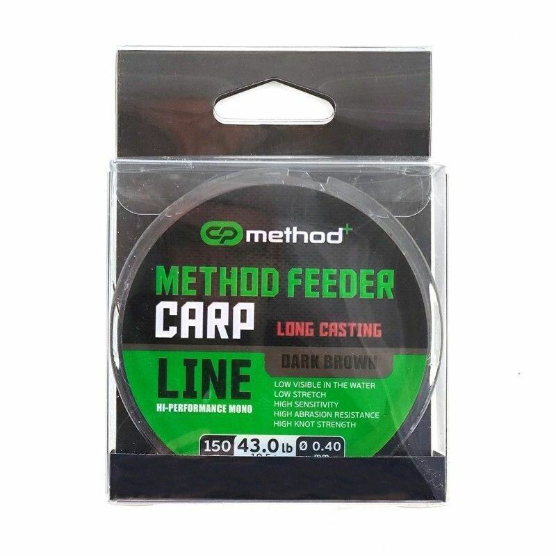 CARP PRO Леска Method+ Method Feeder Carp 150м 0.40мм