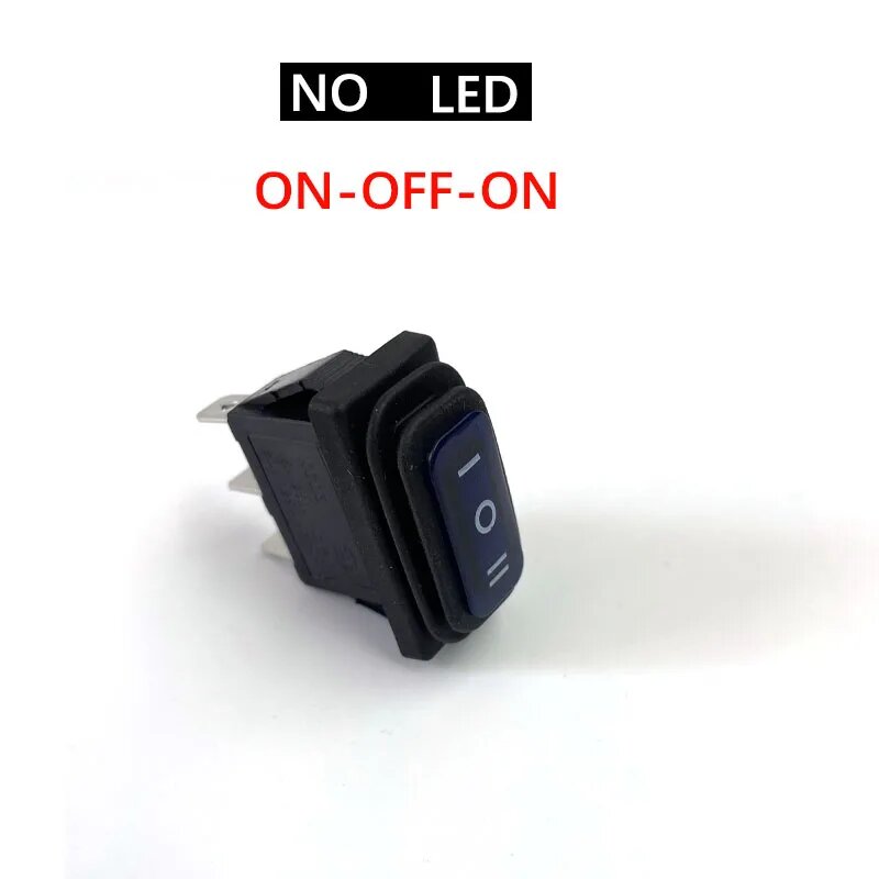 Водонепроницаемый выключатель KCD3 blue ON-OFF-ON
