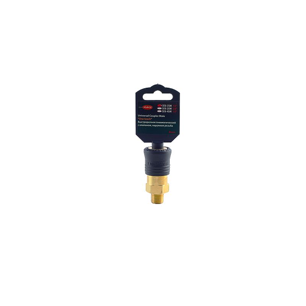 ROCK FORCE RF-SE6-4SM быстроразъем пневматический с клапаном с наружной резьбой 1 / 2 one touch