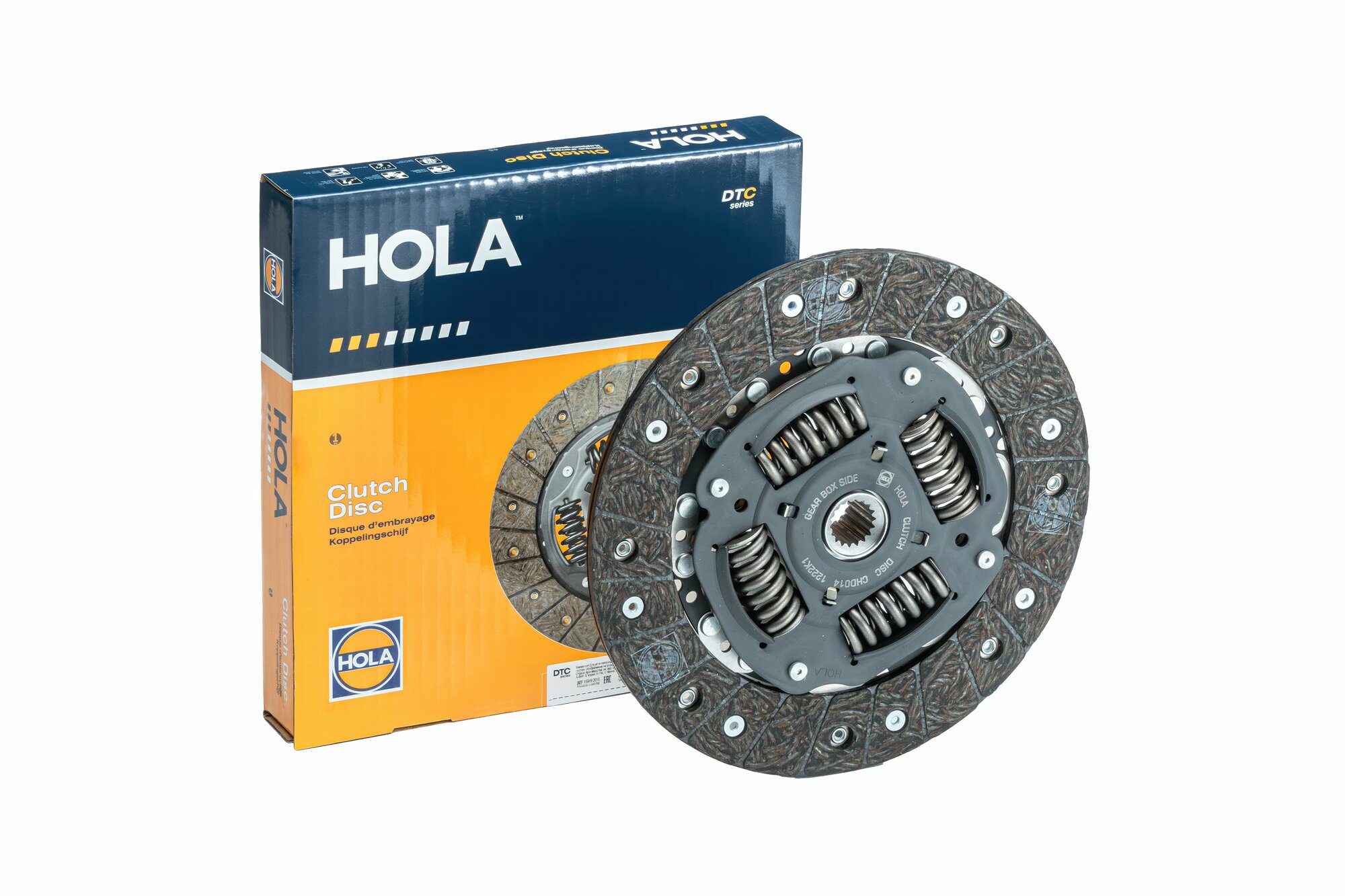 Диск сцепления HOLA CHD014 для CITROEN Berlingo, C3, C4, C8, C5, FIAT Ducato, PEUGEOT 206, 806, Partner, Expert, 406