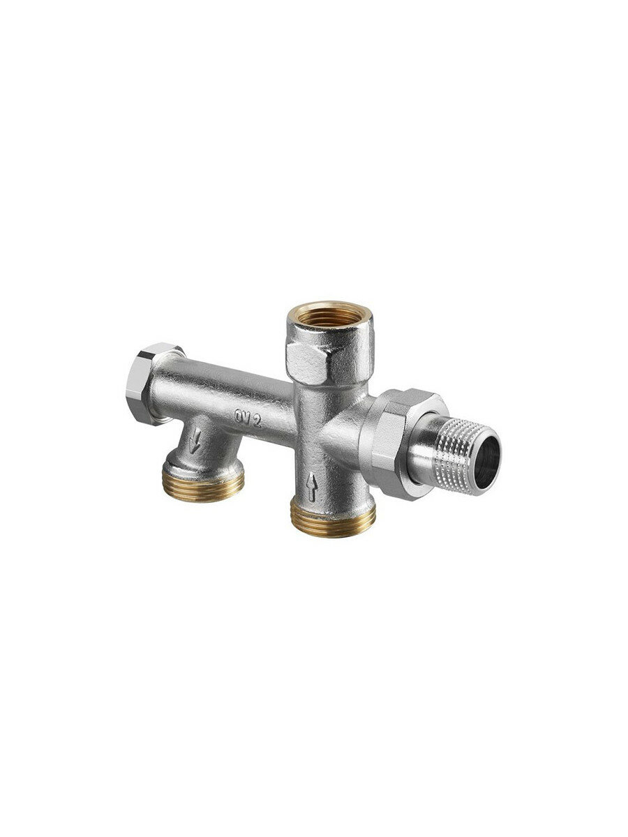 Насадка присоединительная Oventrop "Duo" Ду15 G3/4"HP, для 2-труб. систем, 1013361