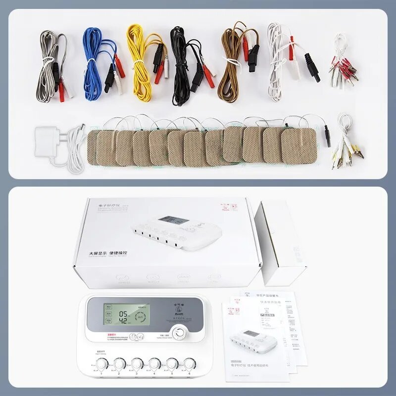 6-канальный Hwato электроакупунктурный стимулятор нервов и мышц SDZ-III электроакупунктурная терапия физический стимулятор мышц устройство