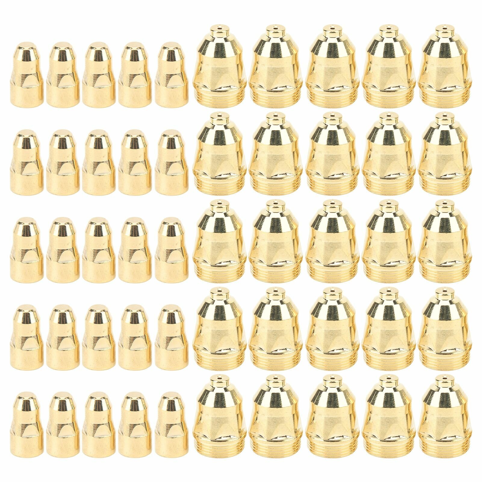 30 шт, плазменная насадка, электрод, медь, высокая термостойкость, аксессуары для плазменной резки