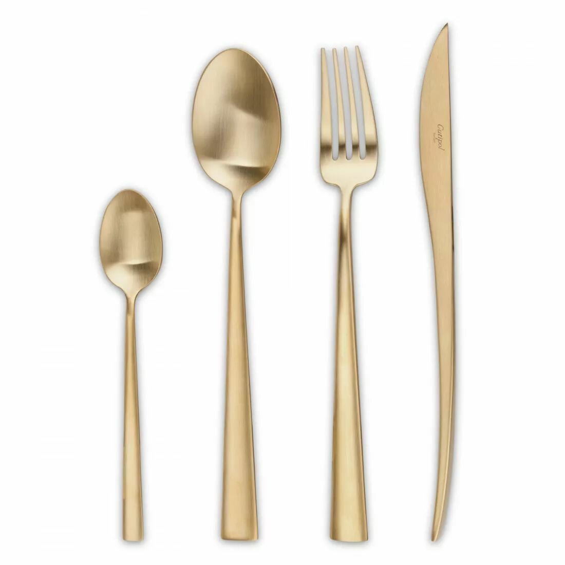 Набор столовых приборов Cutipol Duna Mirror Polished Gold Plated DU.006. G