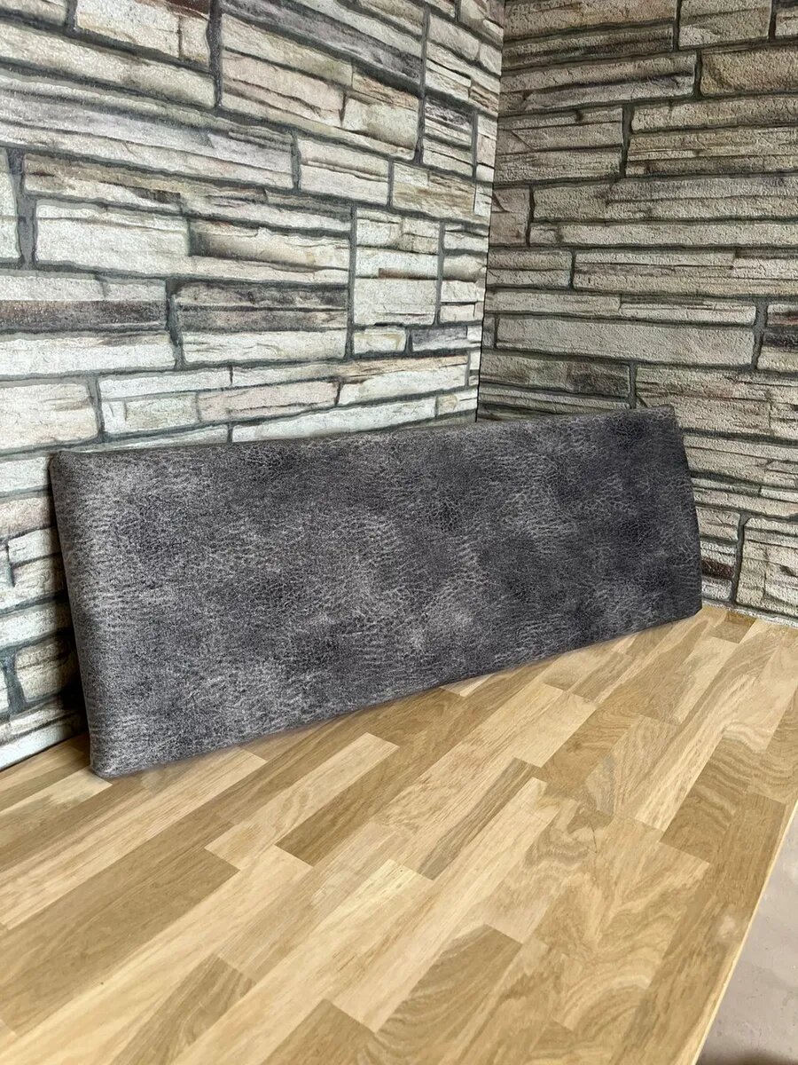 Сидушка на банкетку, обувницу, Студия кованой мебели Нива, цвет темно-серый