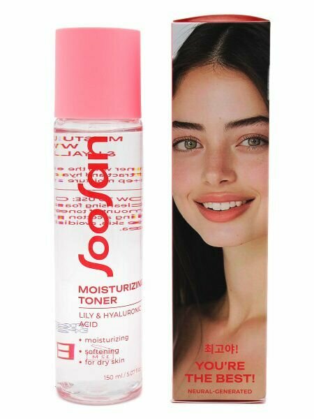 SOOSAN тонер увлажняющий с экстрактом лилии и гиалуроновой кислотой Moisturizing Toner with Lily & Hyaluronic Acid 150мл