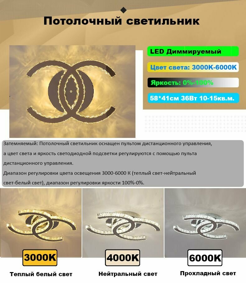 Потолочный светильник — фото 1