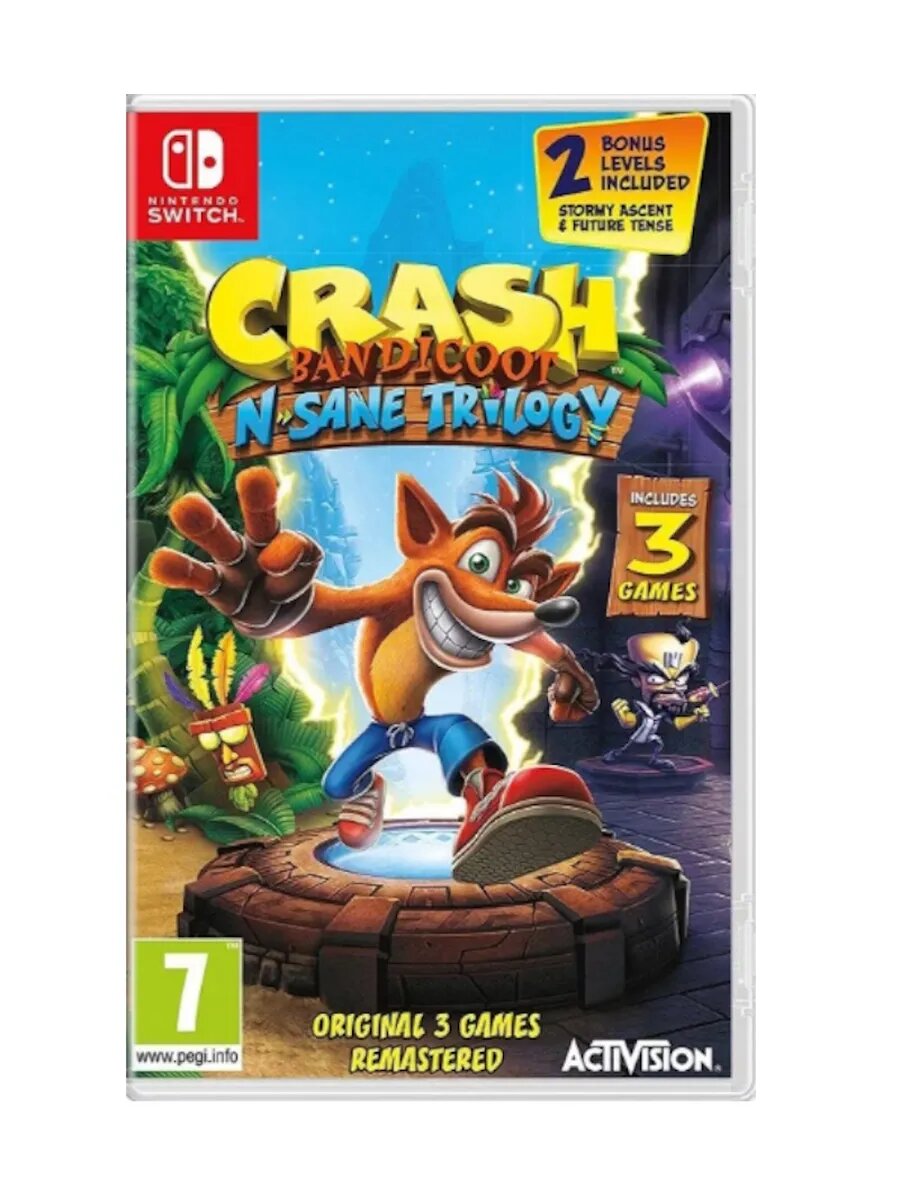 Игра Crash Bandicoot N. Sane Trilogy (NSw) Англ вер