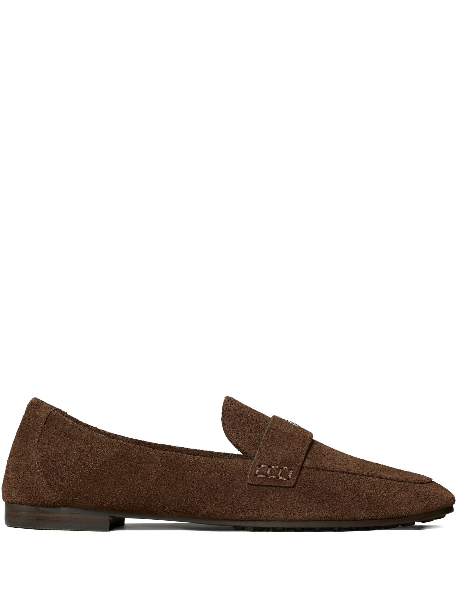 Лоферы Logo-plaque suede loafers