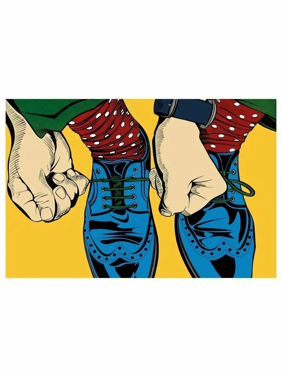 BJORKSTA Холст икеа, Я собираюсь повеселиться 118х78 см (90479916)