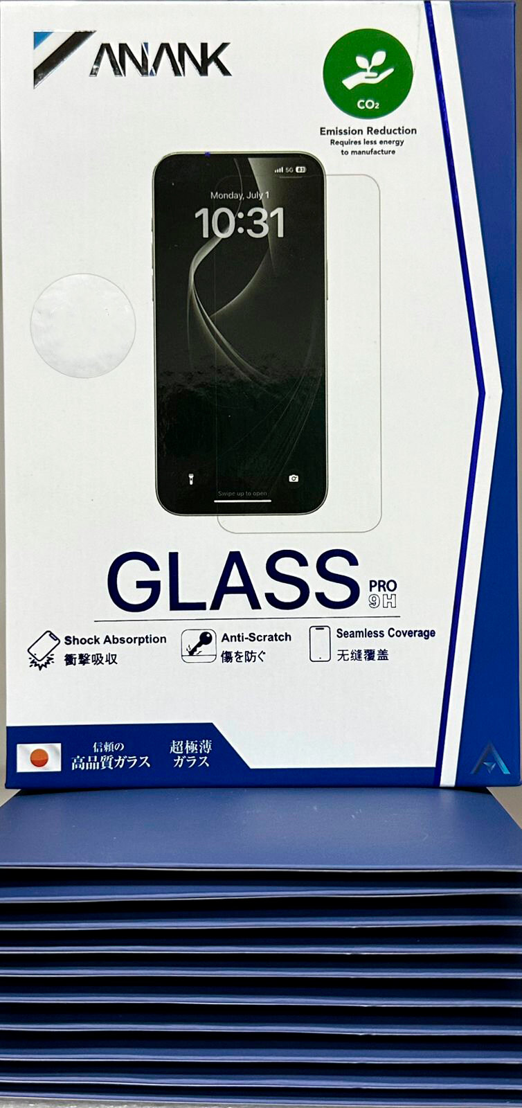 Набор защитных стекл для iPhone 15 6.1" 10шт в упаковке Anank Curved Clear-perfect fit without white edge - (без рамок)