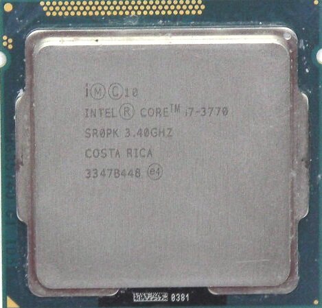 Процессор Intel Core i7-3770 3.4, 3.9, Ghz, Socket 1155/8Mb/4x, 8x, Core/HD4000, SR0PK Costa Rica