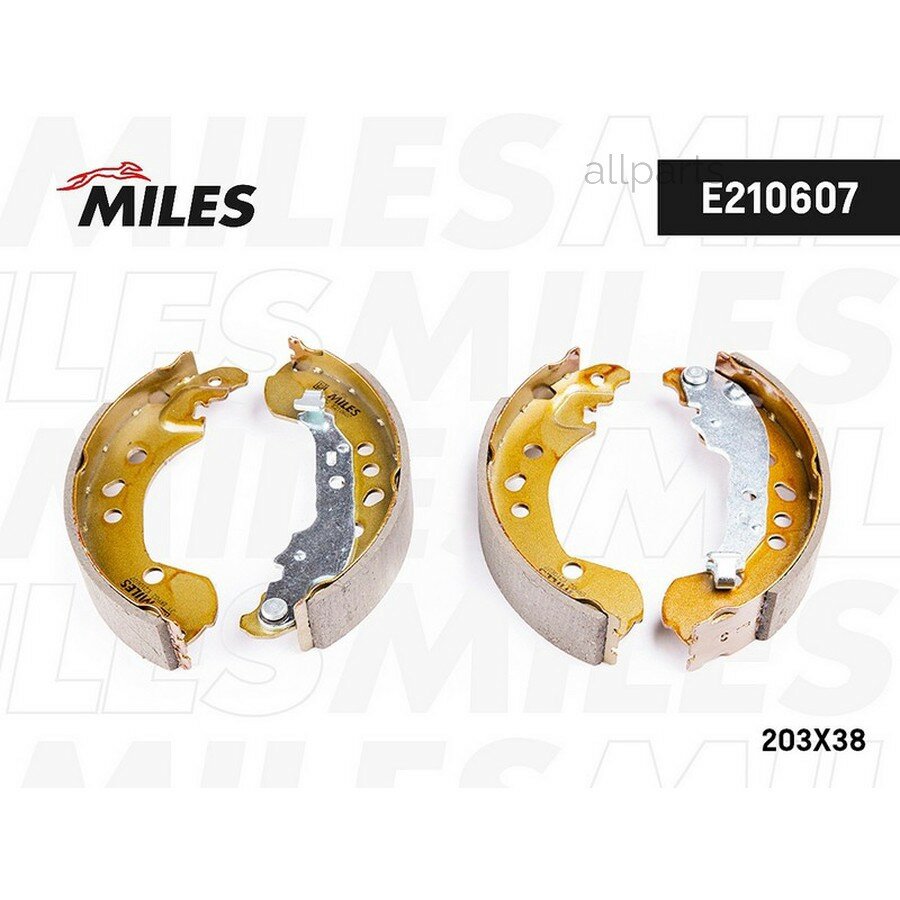 MILES E210607 Колодки торм. бар. LADA VESTA 15-