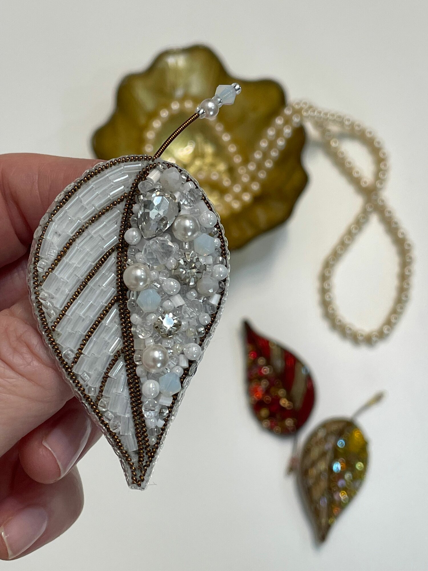 Брошь, стразы, стекло, хрусталь, кристаллы Swarovski