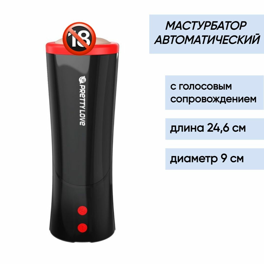 Мастурбатор вагина автоматический Ozzy с голосовым сопровождением