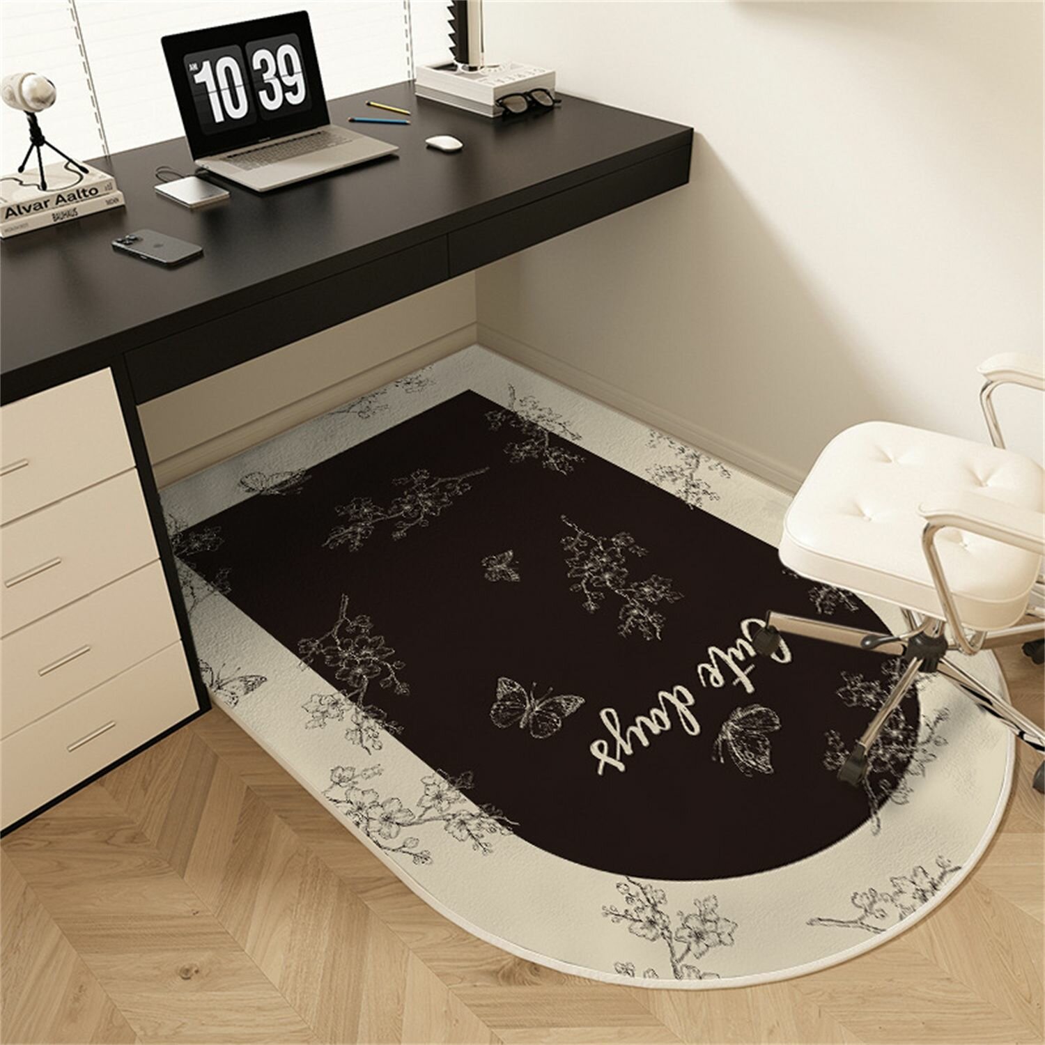 Коврик защитный, для компьютерного кресла, нескользящий, 90x150 см