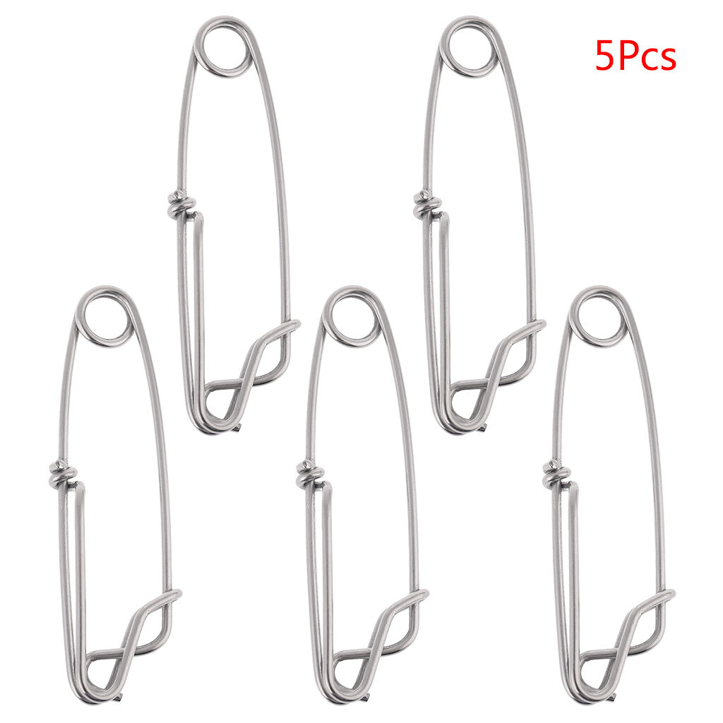 1 упаковка из 5 открывающихся для глаз больших застежек-крючков из нержавеющей стали- 2,0 *80 мм