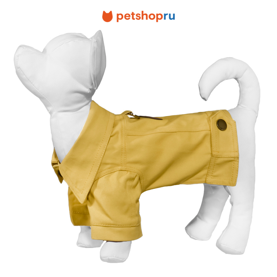 Yami-Yami одежда Куртка для собак, желтая, размер ХS, спинка 20 см