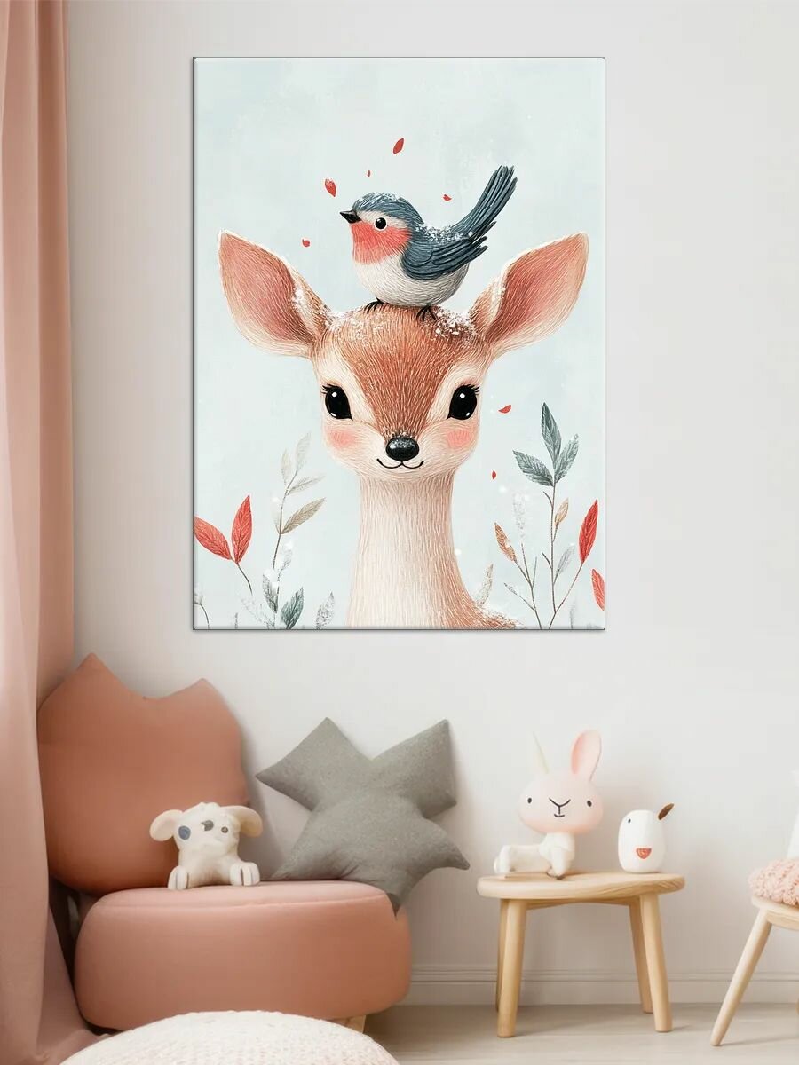 Картина на стену "Детская девочки", 30х40 см